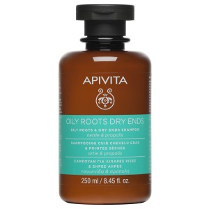 Apivita Oily Roots Dry Ends – Σαμπουάν Εξισορρόπησης για Λιπαρές Ρίζες ...